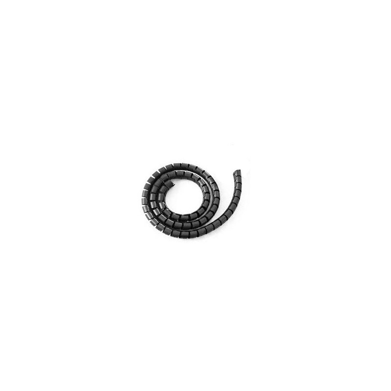 12mm Cable Spiral Binding Small 1m Black - GeeWiz