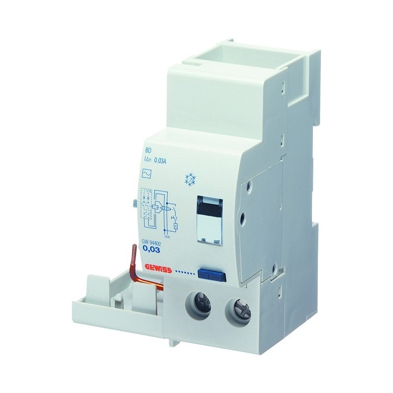 2P 63A 300mA ADD-ON RCD 2M - TYPE A - GeeWiz