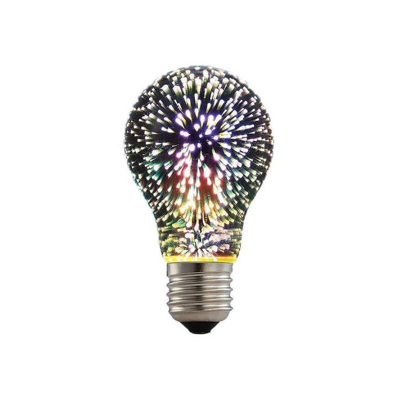 230VAC 6W A60 LED 3D Effect Lamp E27 - GeeWiz