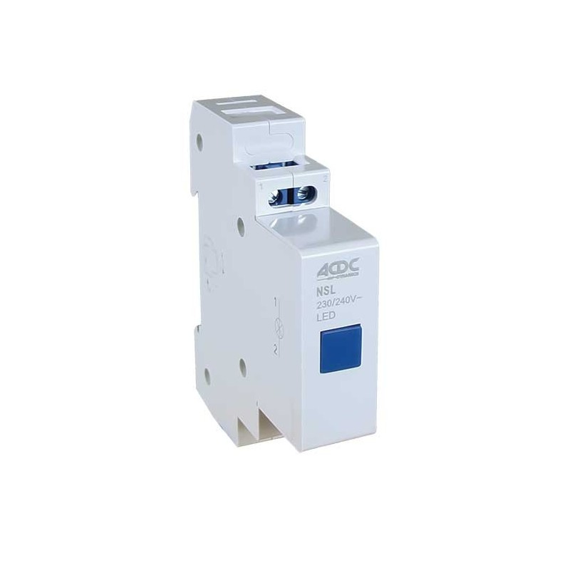 230VAC Blue Din Modular LED Indication Lamp - GeeWiz