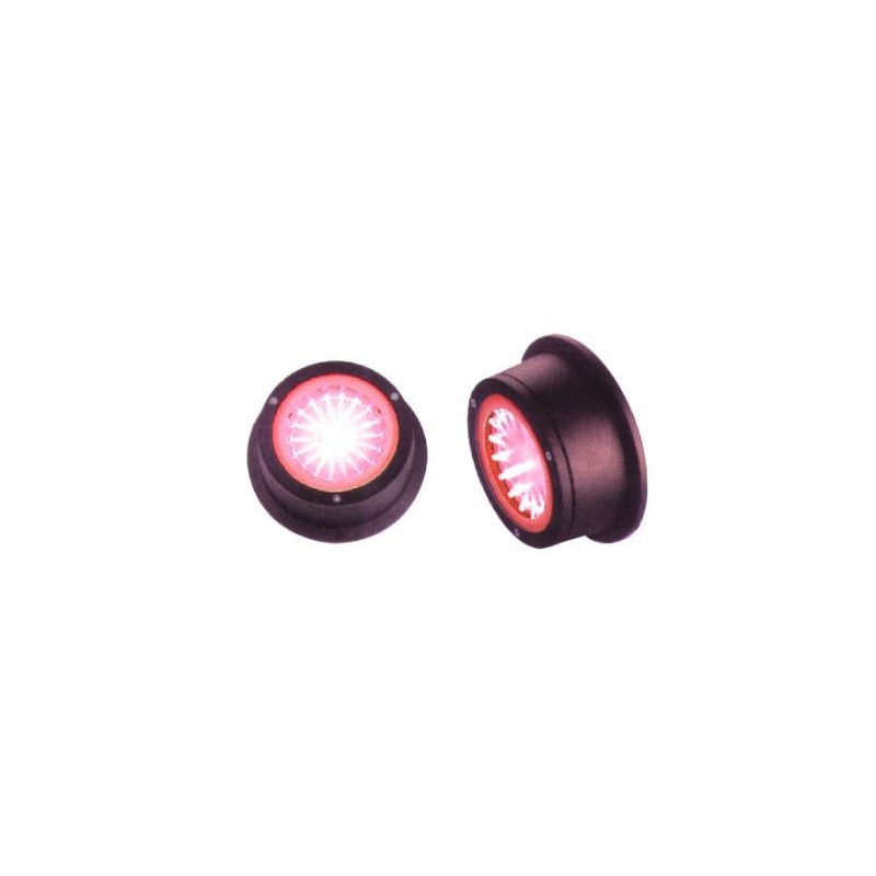 RED 230V 18xLED ALUMINIUM LIGHT FITTING - GeeWiz