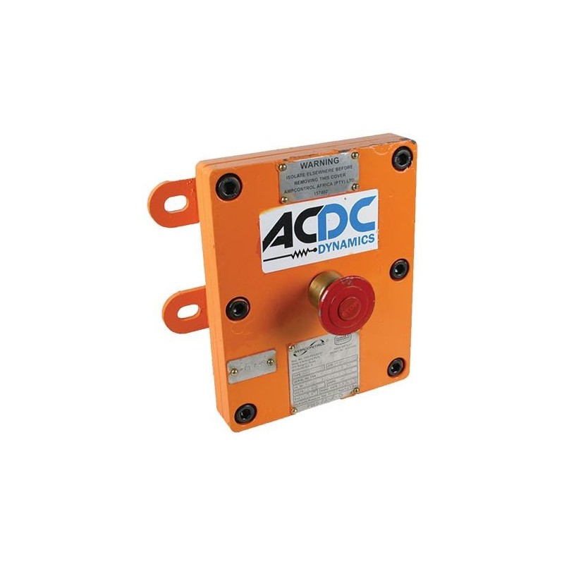Padlockable Stop Station Flp. C/IRON- Top + Bottom Entry - GeeWiz