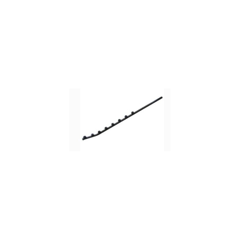 Nemtek Fence Pole - 8Line TPole Black with Shield Insulator - GeeWiz
