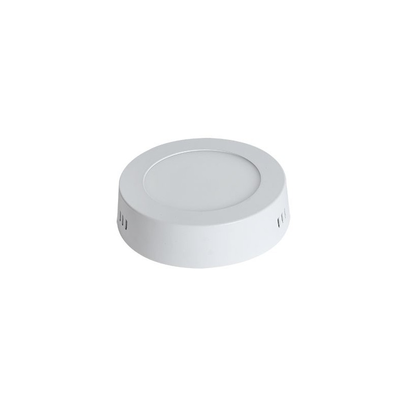 85-265VAC-6W-COOL WHITE-ROUND-SURFACE MOUNT LED-120X35mm - GeeWiz