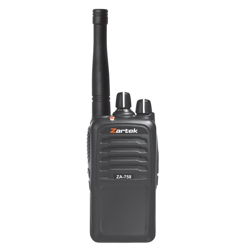 Zartek ZA-758 PMR UHF Handheld Transceiver with Direct Plug-in Charger ...
