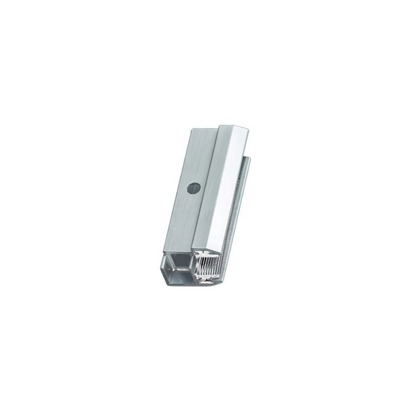 100MM Alu. End Clamp For Double Glass Panels (clamp Only) - GeeWiz