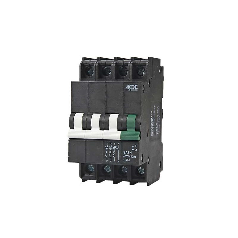 25A 3-POLE+N 4.5kA C CURVE MINI RAIL MCB - GeeWiz
