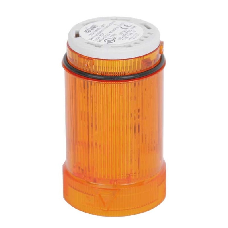 24VAC/DC FLASHING AMBER LIGHT LED 2Hz 40mm - GeeWiz