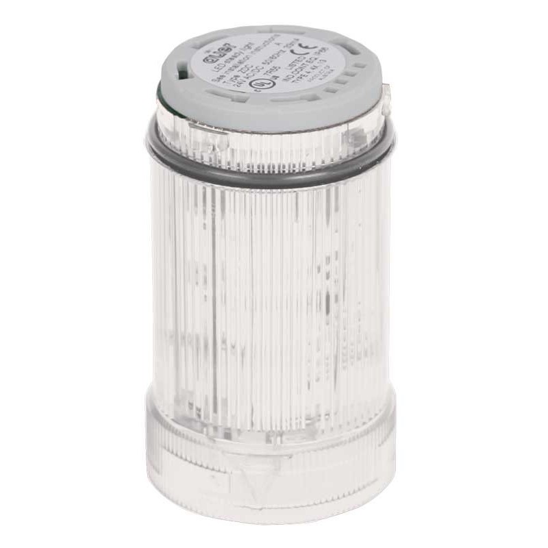 24VAC/DC FLASHING CLEAR LIGHT LED 2Hz 40mm - GeeWiz