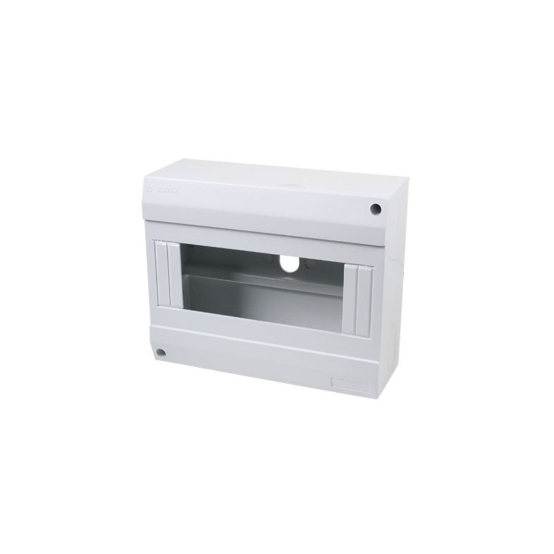 White Modular Din Db 8-WAY Surface Mount - GeeWiz